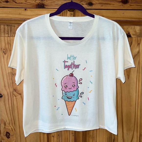 Next Level Apparel | Tops | Next Level Ice Cream Graphic Tshirt Sz L ...